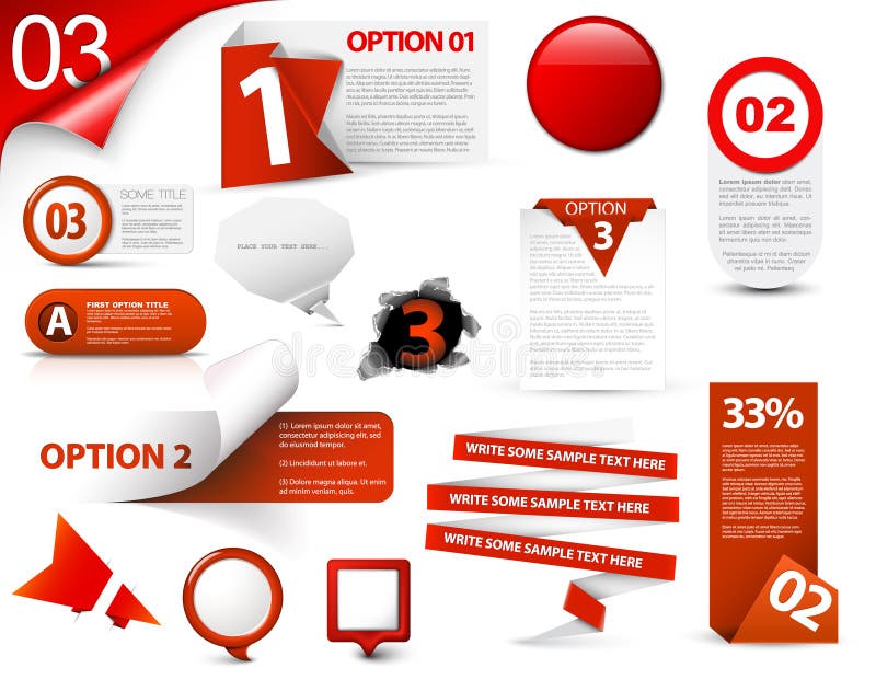 3D vector progress buttons stock vector. Illustration of choice - 25009338