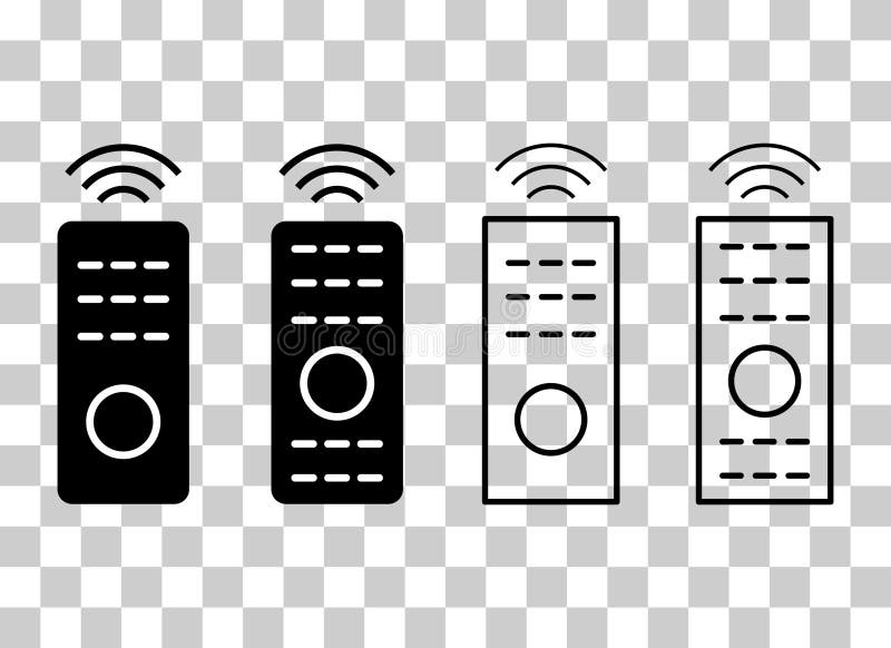 Set of Remote Tv Device Icon, Media Television Sign, Web Digital Vector ...