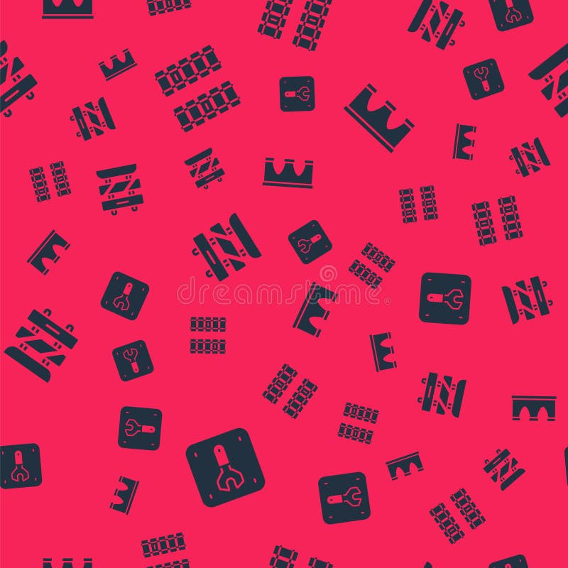 Set Repair of Railway, Railway, Railroad Track, End Tracks and Bridge ...