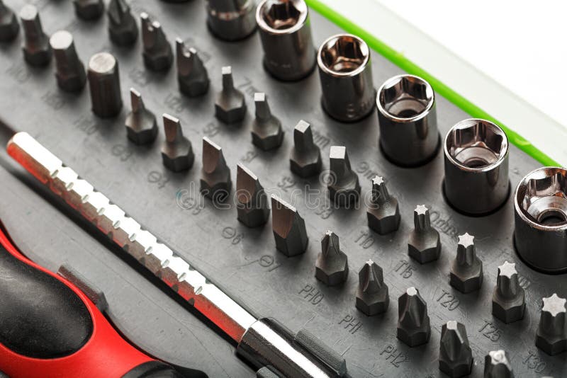 A Set of Replacement Attachments, Bits and Screwdrivers, for Repair ...