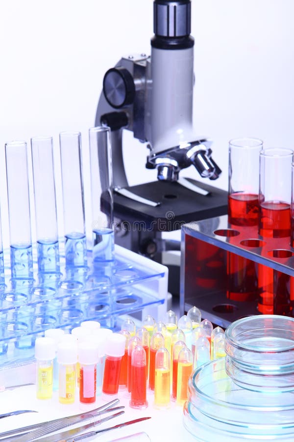 Set of Research and Development Kit, Medial Tools and Scientist Stock ...