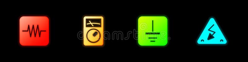 Set Resistor in Electronic Circuit, Ampere Meter, Multimeter ...