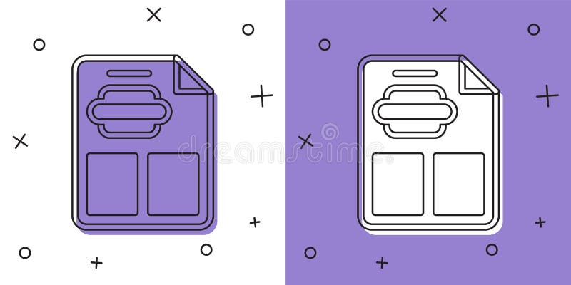 Purple Background Cafe Menu Design Stock Illustrations – 1,396 Purple ...