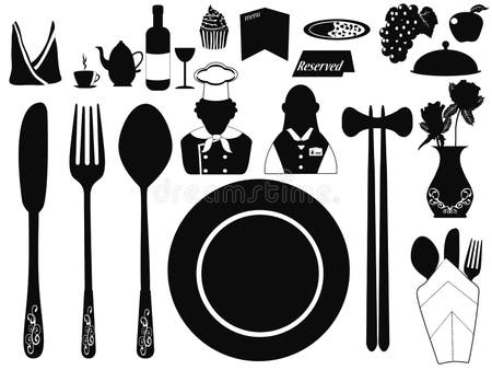 Restaurant Objects Stock Illustrations – 20,020 Restaurant Objects ...