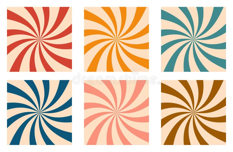 Retro sun rays poster stock vector. Illustration of texture - 276005980