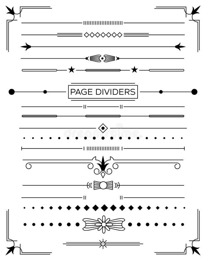Page Divider Design