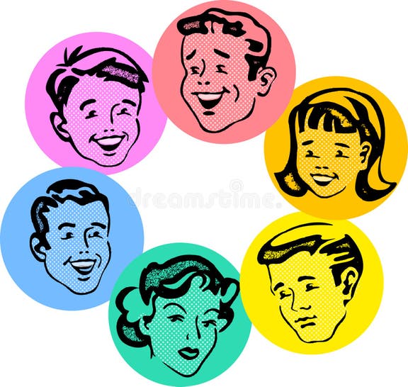 Family Faces Stock Illustrations – 3,515 Family Faces Stock ...