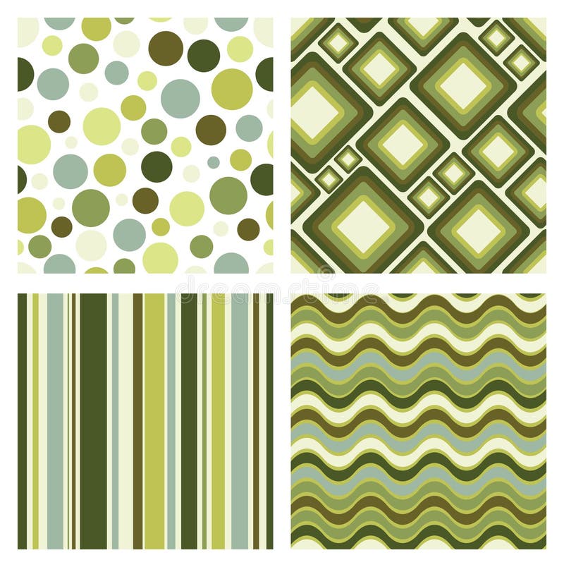Set of retro patterns stock vector. Illustration of style - 11430384