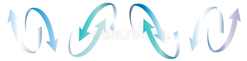 Set of ribbon arrow stock vector. Illustration of icon - 193003796