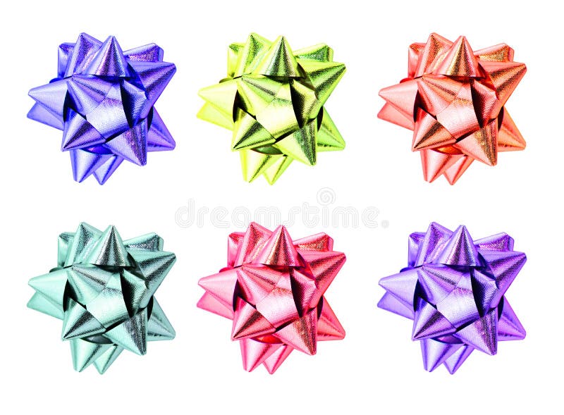 Set of ribbon bows. stock image. Image of decorate, design - 46163371