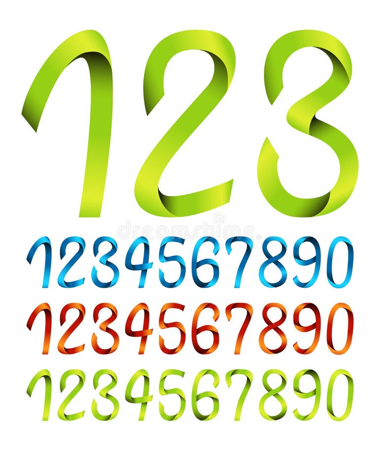 Ribbon Numbers Vector Stock Illustrations – 8,257 Ribbon Numbers Vector ...