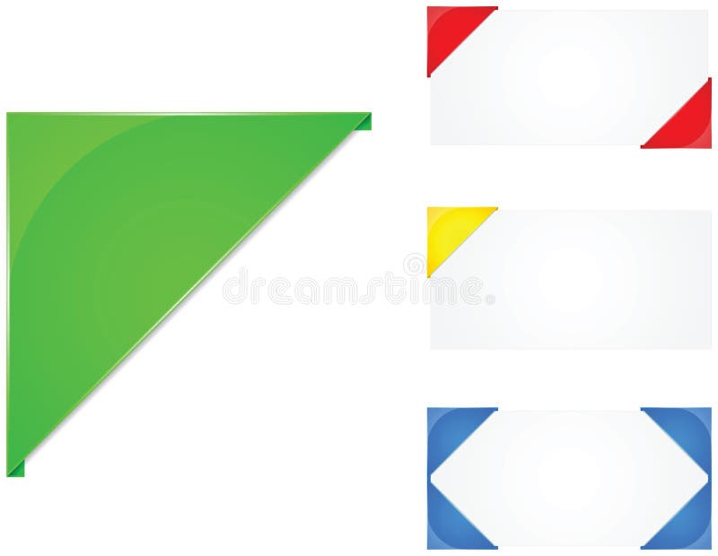 Set of ribbons stock vector. Illustration of navigation - 31403881