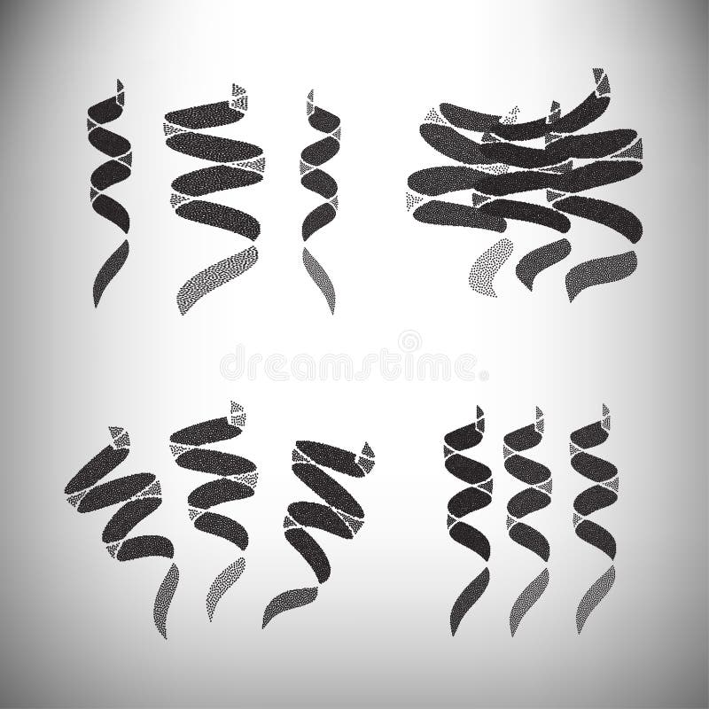 Set of ribbons stock illustration. Illustration of choice - 81015823