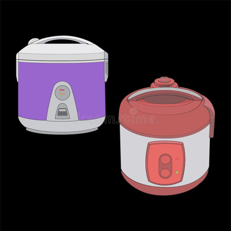 Rice Cooker Hand Drawn Stock Illustrations – 108 Rice Cooker Hand Drawn ...