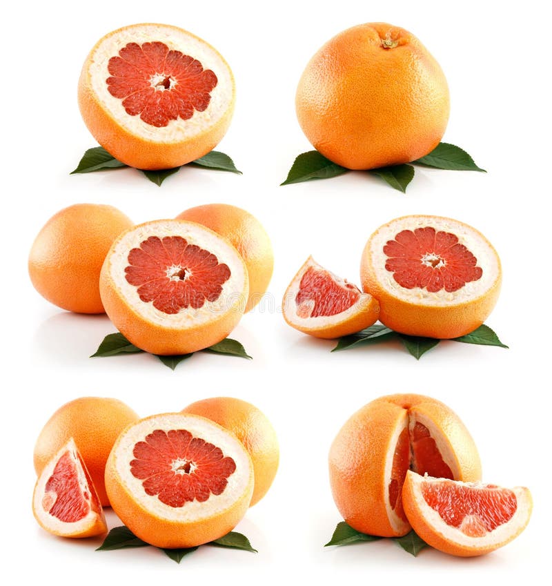 Ripe Grapefruit with Section Stock Photo - Image of fresh, flesh: 13026508