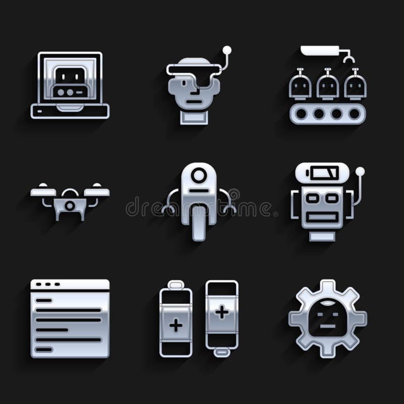 Set Robot, Battery, Low Battery Charge, Computer Api Interface, Drone ... Set Robot, Battery, Low Battery Charge, Computer Api Interface, Drone ...
