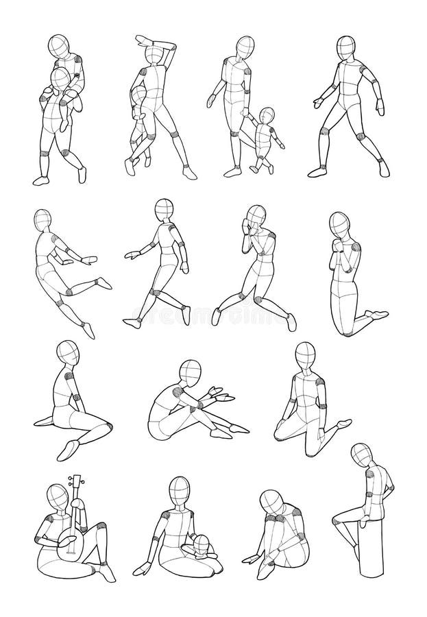 Set of Robot Human Drawing, Robot Innovation Technology Science, Robots ...
