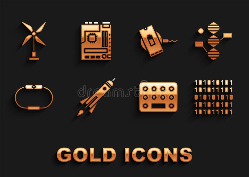 Set Rocket Ship with Fire, DNA Symbol, Binary Code, Pills Blister Pack ... Set Rocket Ship with Fire, DNA Symbol, Binary Code, Pills Blister Pack ...