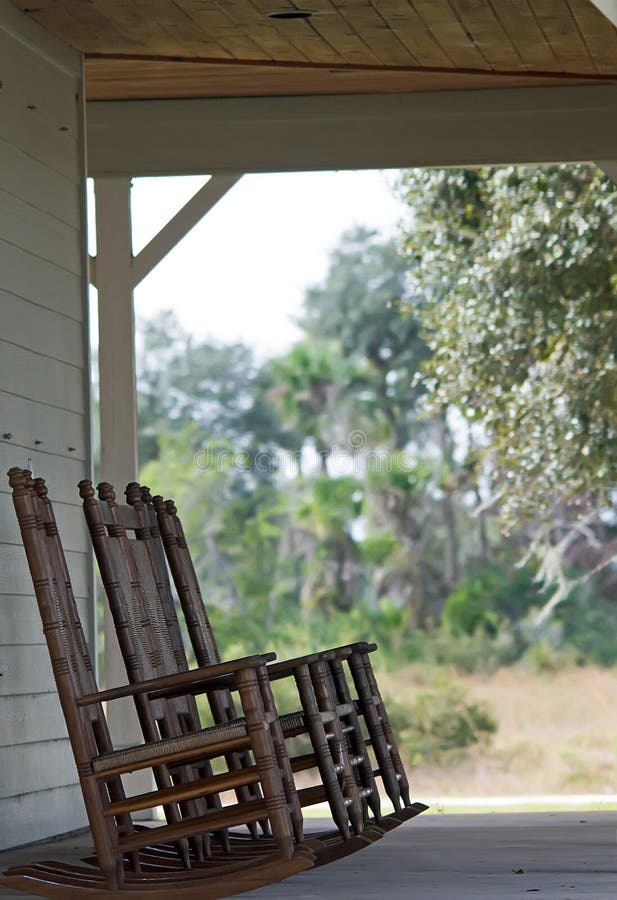 A set of rocking chairs stock image. Image of rock, rocking - 12436043