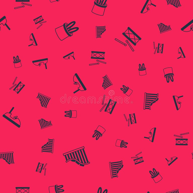 Set Roller Coaster, Magician Hat and Rabbit Ears, Bumper Car and Drum ...