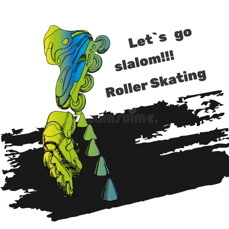 Roller Skating Rink Logo Stock Illustrations – 103 Roller Skating Rink ...