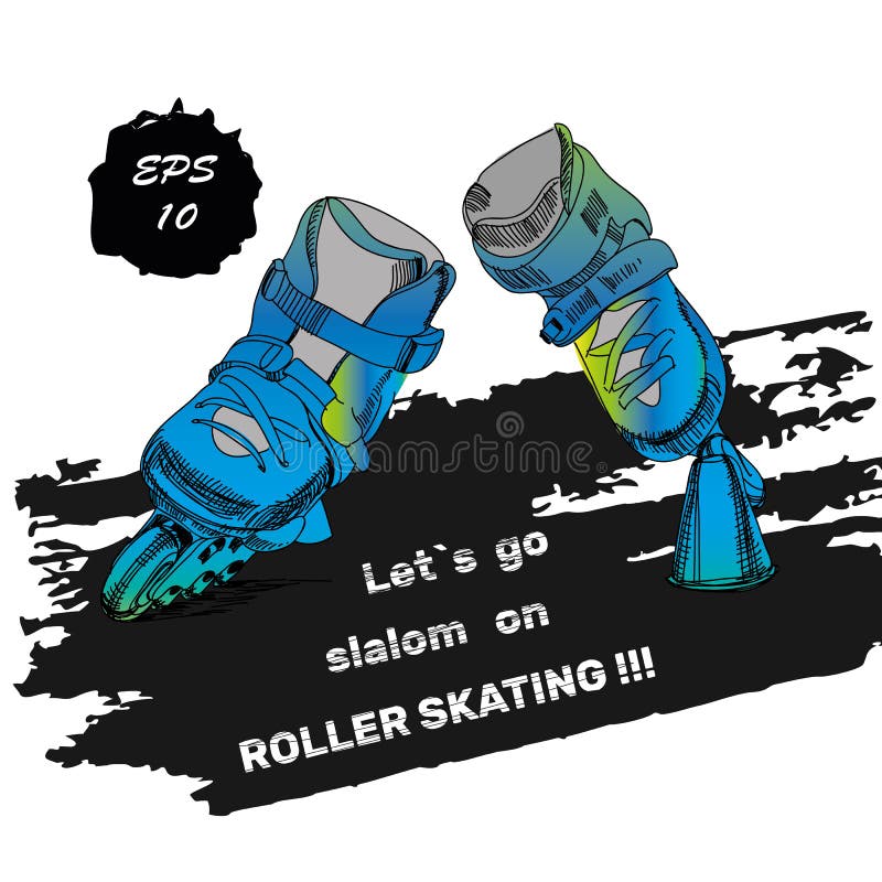 Roller Skating Rink Logo Stock Illustrations – 103 Roller Skating Rink ...