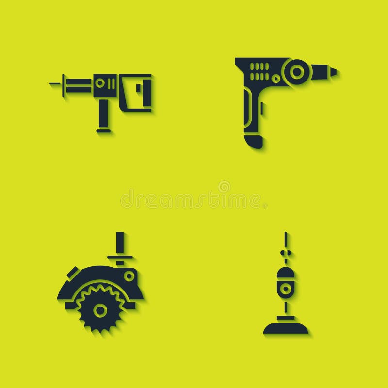 Set Rotary Hammer Drill Machine, Vacuum Cleaner, Electric Circular Saw ...