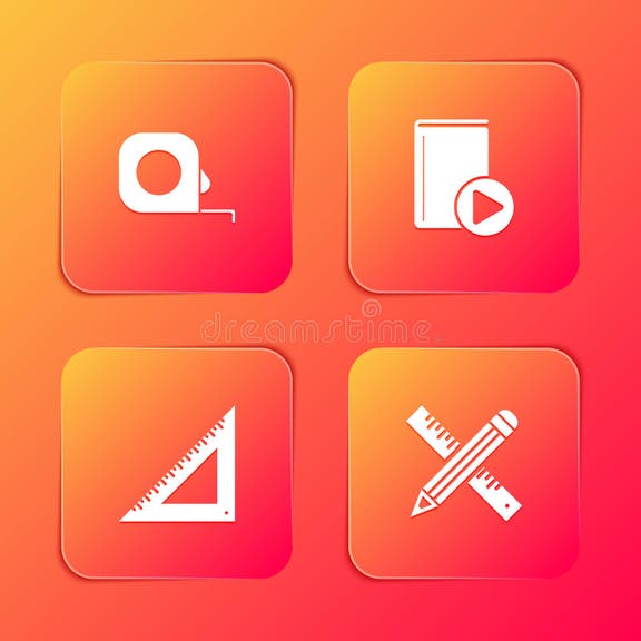 Set Roulette Construction, Audio Book, Triangular Ruler and Crossed and ...