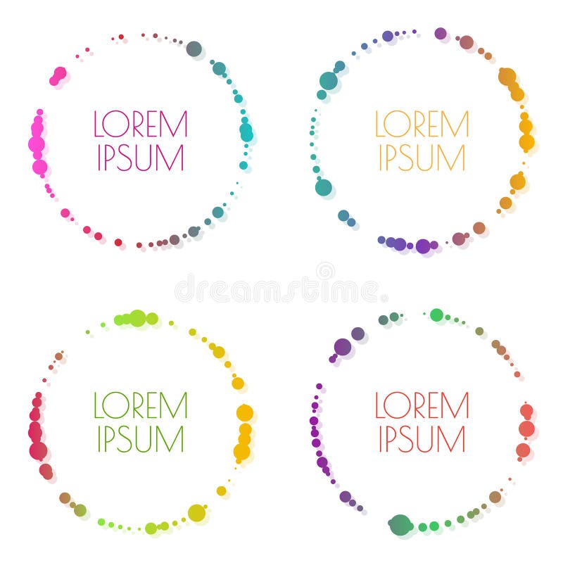 Set Round Bright Colorful Banners. Stock Vector - Illustration of ... Set Round Bright Colorful Banners. Stock Vector - Illustration of ...