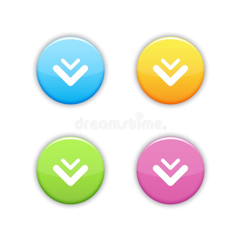 Set of download buttons stock vector. Illustration of modern - 102417353