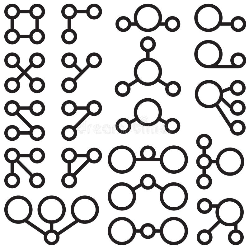 Set Round Elements for Design Stock Vector - Illustration of circle ...