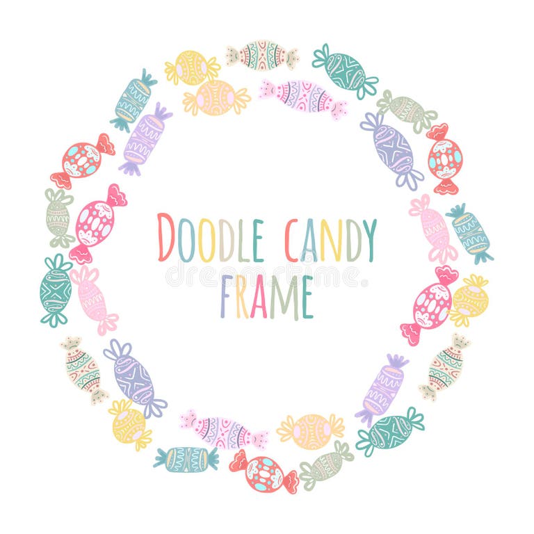 Candy Doodle Frames Stock Illustrations – 164 Candy Doodle Frames Stock ...