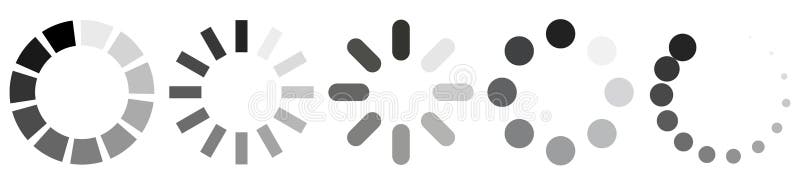 Round Loading Bar Icon. Vector Illustration. Stock Illustration ... Round Loading Bar Icon. Vector Illustration. Stock Illustration ...