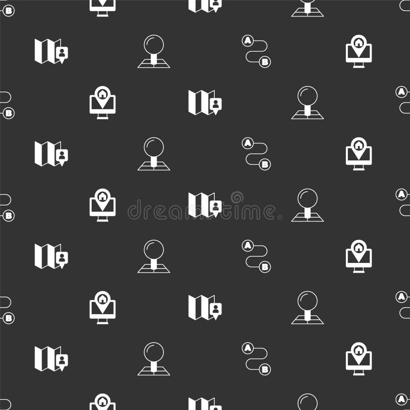 Seamless Map Marker Pattern Stock Illustrations – 8,049 Seamless Map ...