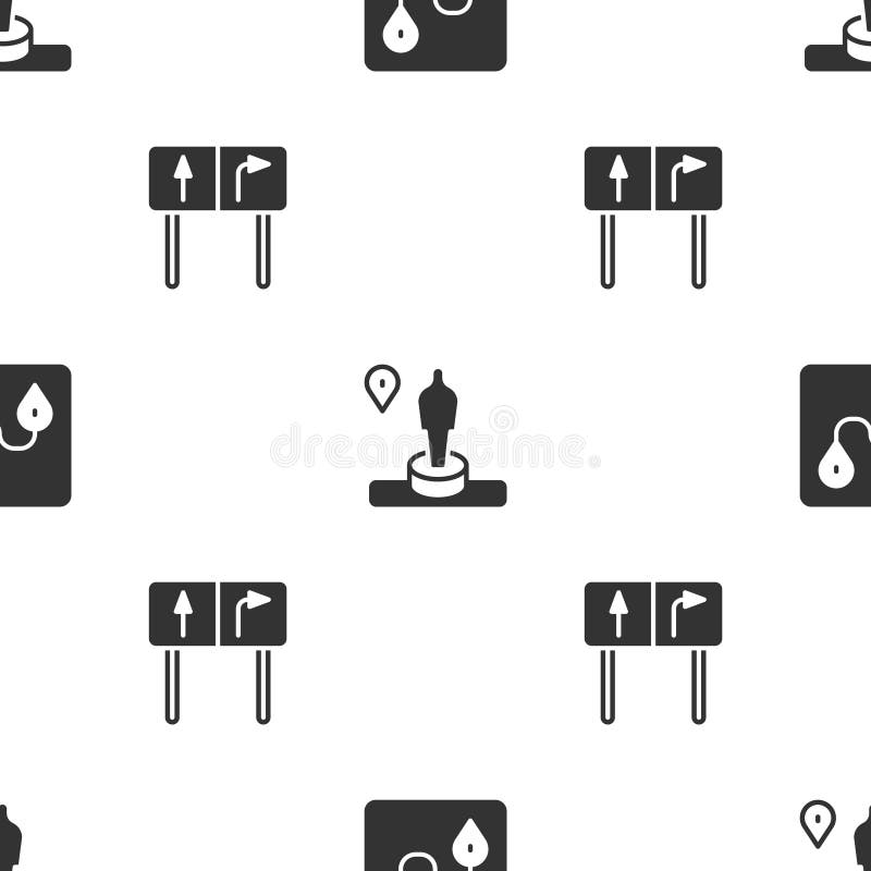 Set Route Location, Location and Monument and Road Traffic Sign on ...