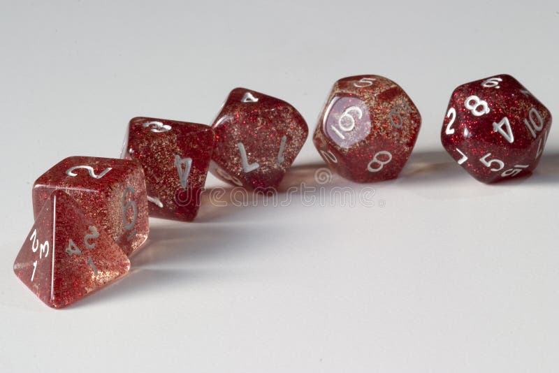 A set of RPG dice stock photo. Image of play, fantasy, dragons - 630408