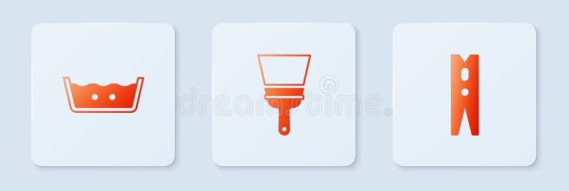 Set Rubber Cleaner for Windows, Temperature Wash and Clothes Pin. White ...