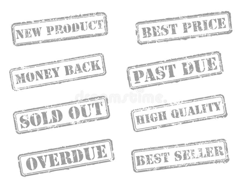 Set rubber stamps stock vector. Illustration of money - 33532796