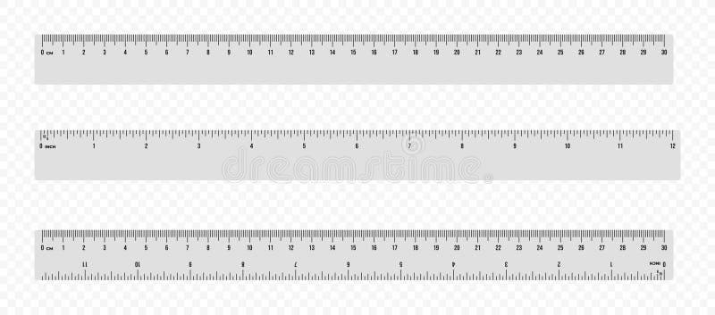 12 Inch Ruler Clipart