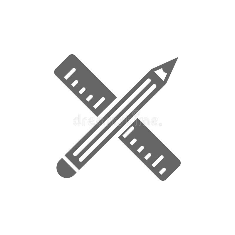 Set of Ruler Tools Icon Vector, Engineering Simple Icon Template ...