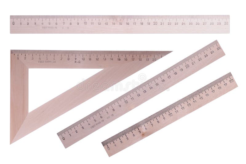 Set of rulers stock photo. Image of object, geometry - 24009590