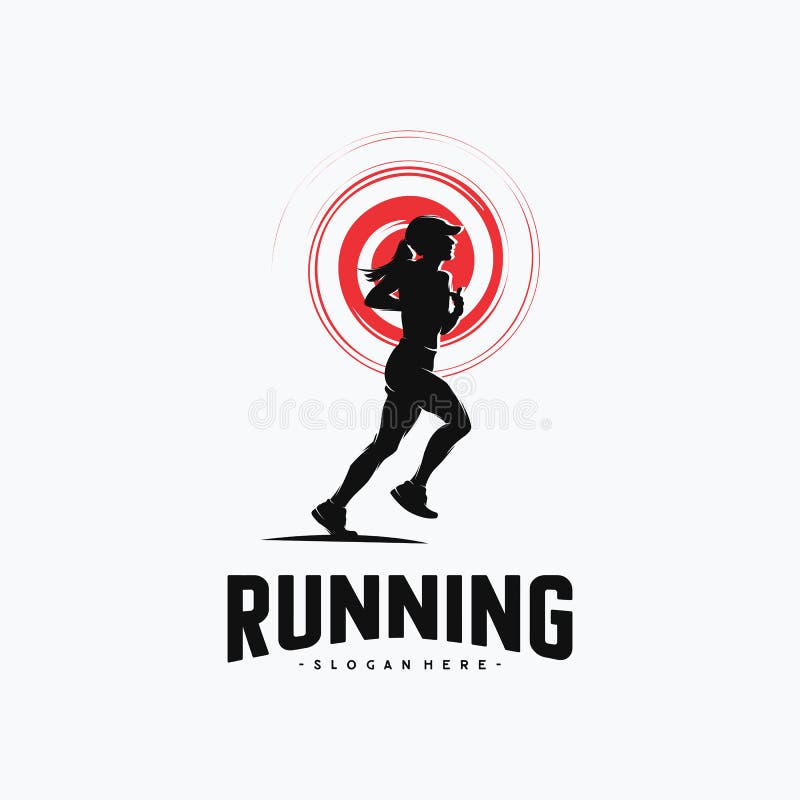 Set of Run Logo Design Vector Logo Design Stock Vector - Illustration ...