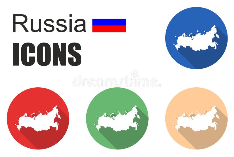 Set russia icons stock illustration. Illustration of asia - 56956310
