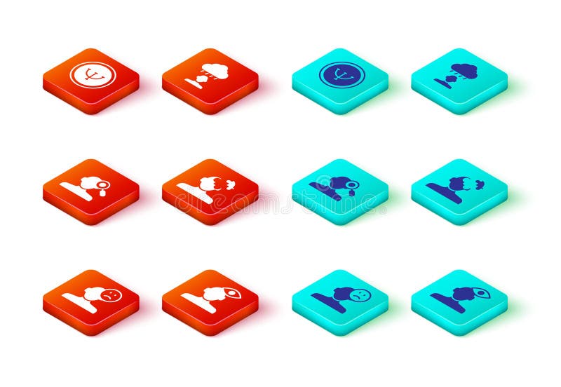 Set Sad and Depressed Man, Bad Mood, Solution Problem in Psychology ...