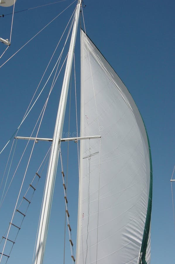 Boat #2 stock image. Image of stitched, wind, seams, ropes - 242361