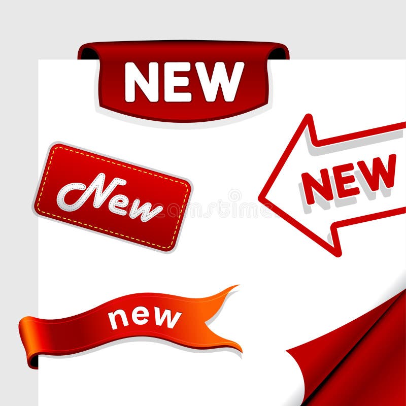 Stickers for New Arrival Shop Product Tags, Labels or Sale Posters and ...