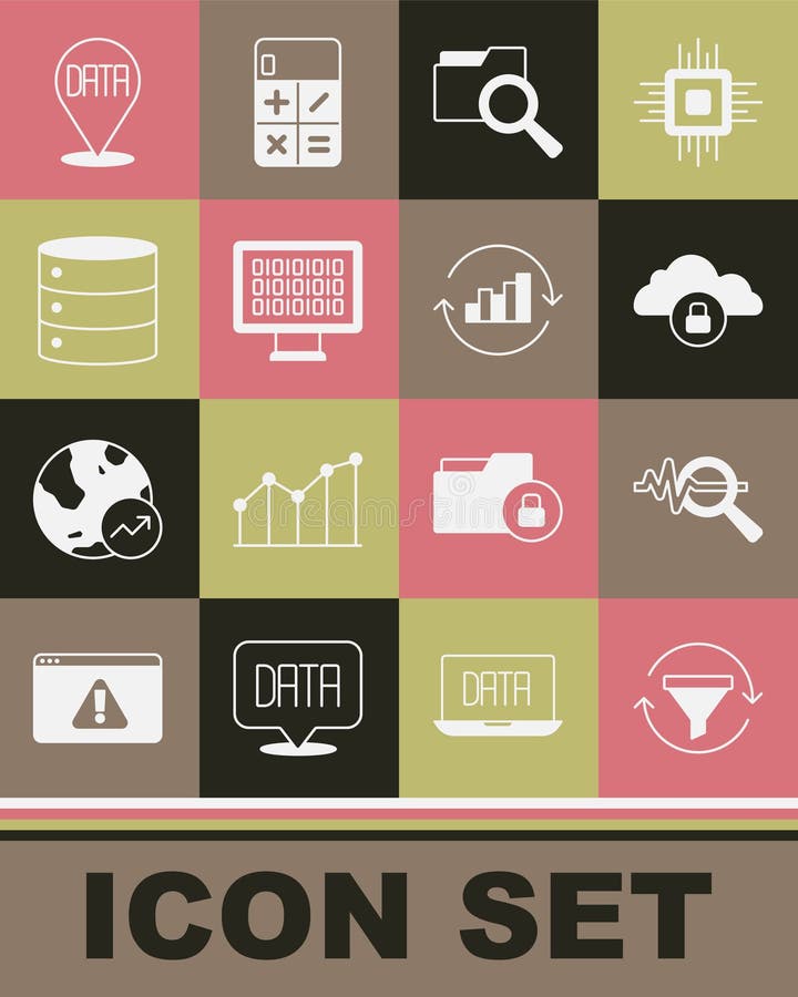Set Sales Funnel with Chart, Search Data Analysis, Cloud Computing Lock ... Set Sales Funnel with Chart, Search Data Analysis, Cloud Computing Lock ...