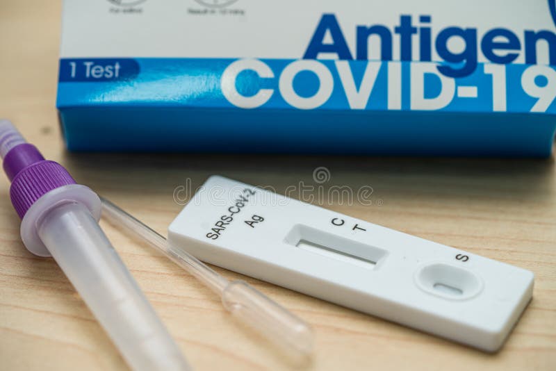 Set of Saliva Antigen Test Kit for Check Covid19 Coronavirus Use in ...