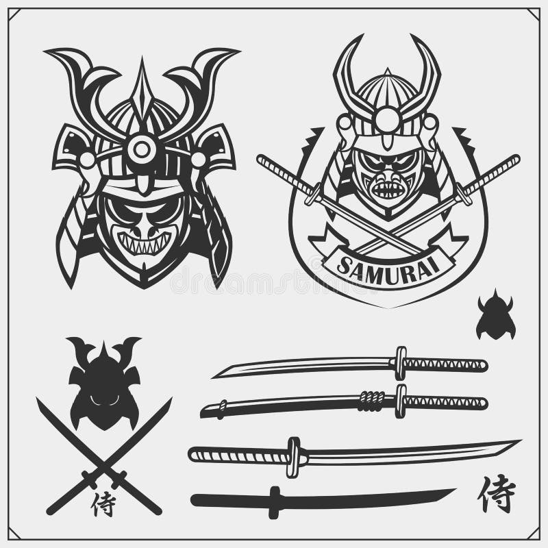 Samurai Armor Masks Stock Illustrations – 75 Samurai Armor Masks Stock ...