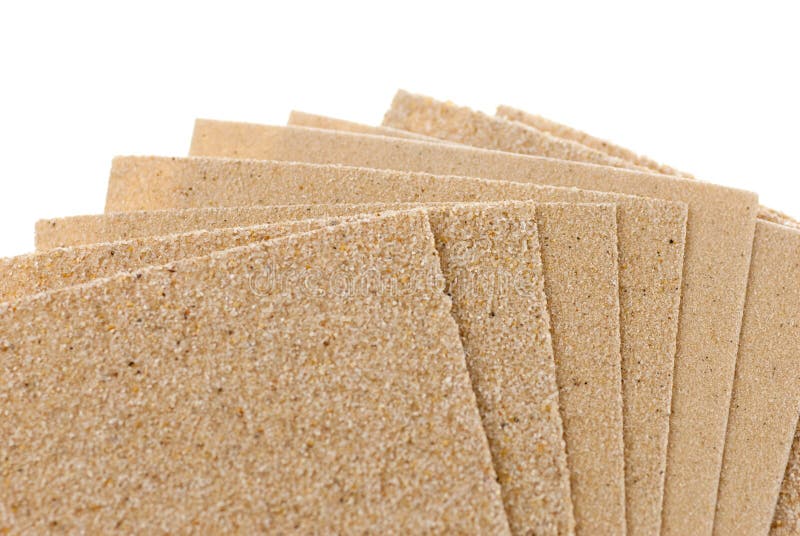 Set of Sandpapers stock image. Image of background, abrasive - 17480905